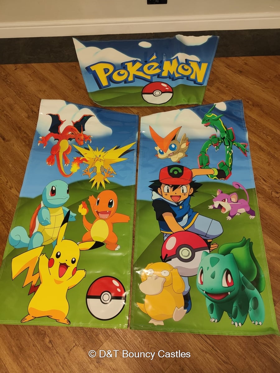 Pokemon Artwork - Bouncy Castle Hire in Sittingbourne & Kent | D&T ...